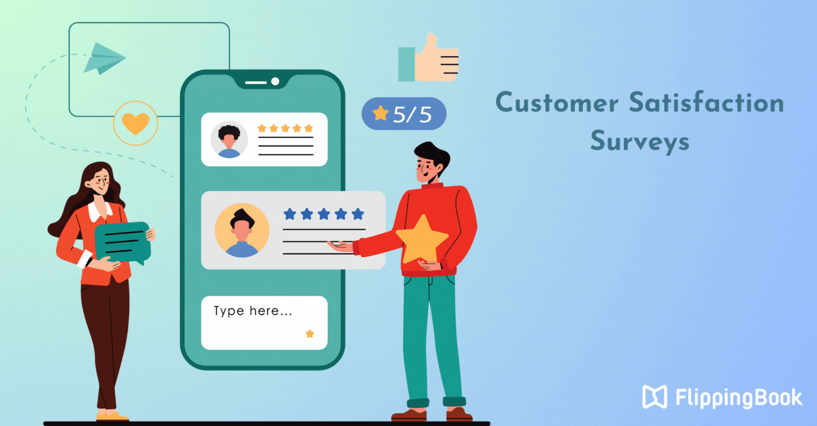 Mastering Customer Satisfaction Surveys: Best Practices, Formats, Examples - FlippingBook Blog